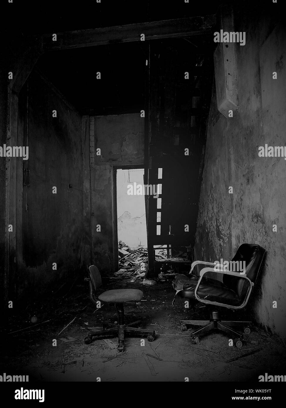 Very messy room Black and White Stock Photos & Images - Alamy