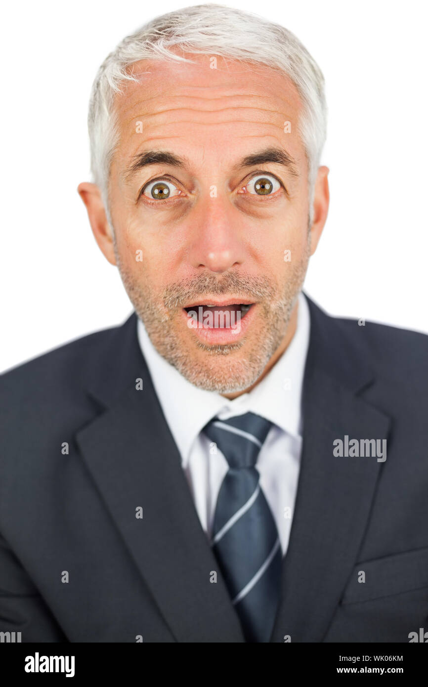 Shocked man suit hi-res stock photography and images - Alamy