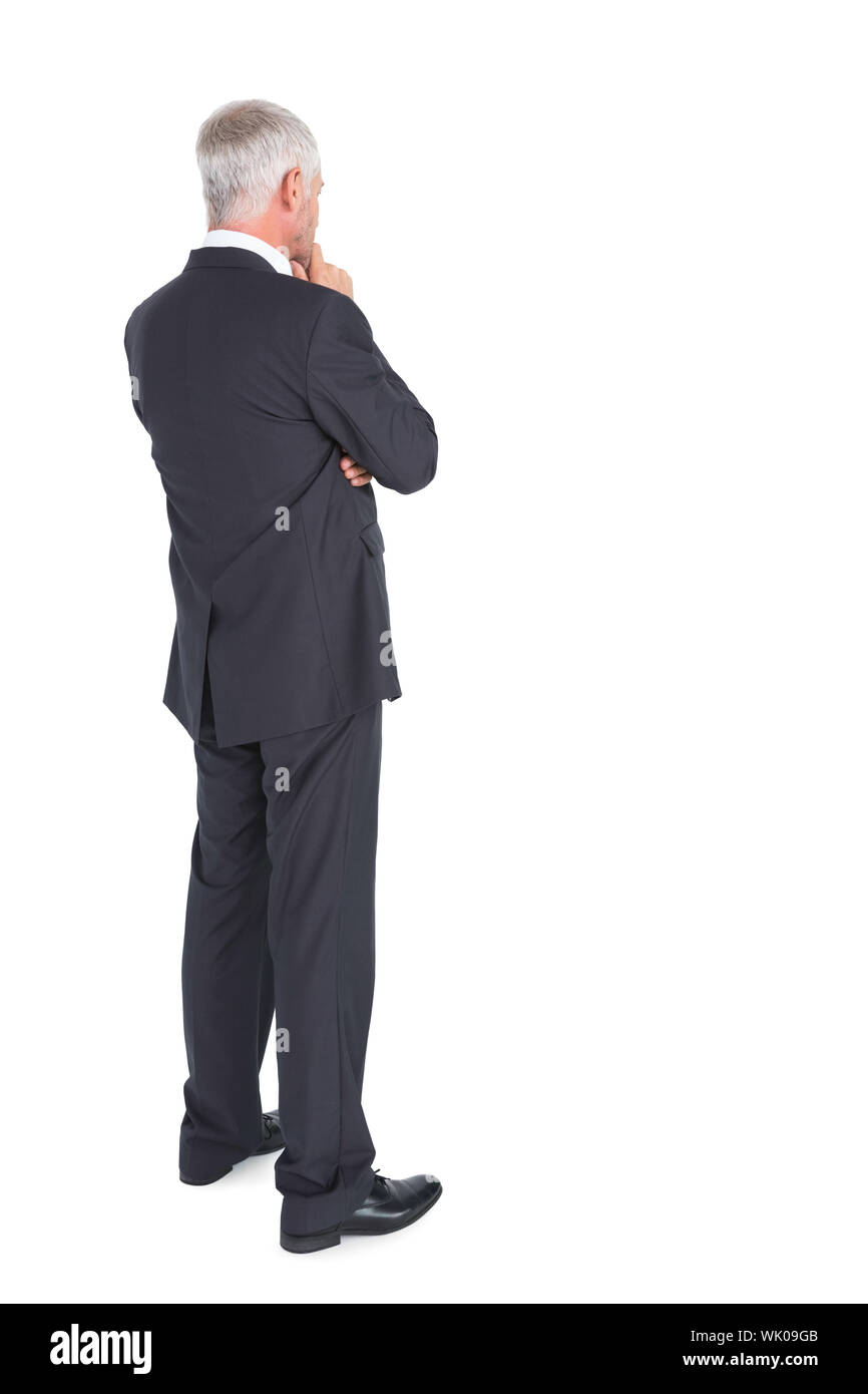 Man standing back to camera hi-res stock photography and images - Alamy