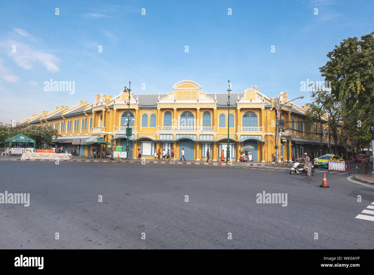 Bangkok, Thailand - December 15 2019 : The building near Grand Palace ...