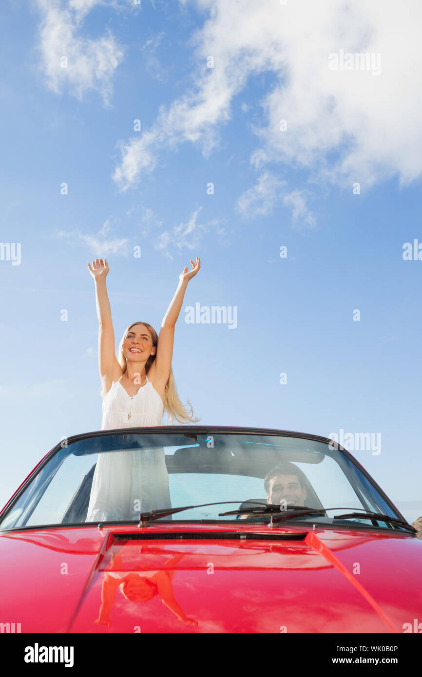 Woman standing in front of car hi-res stock photography and images - Alamy