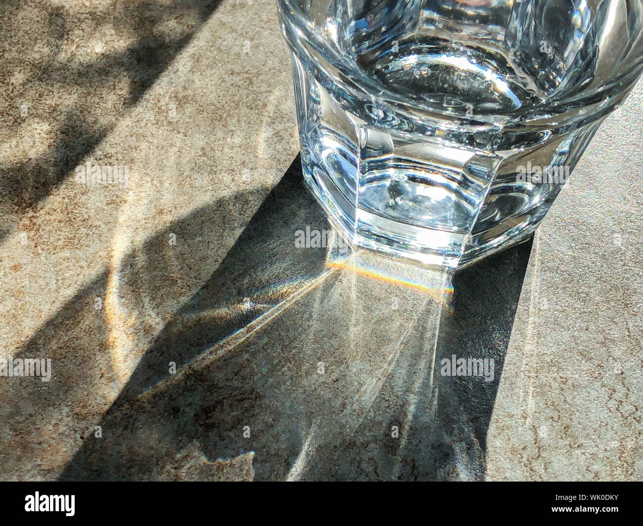 Glass Table Reflection