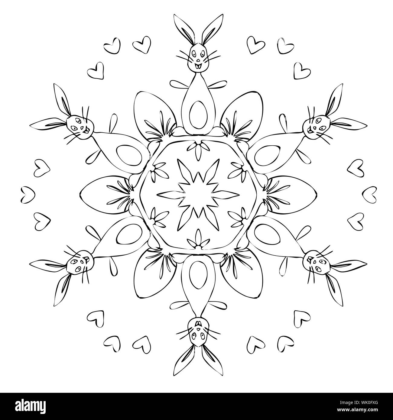 Mandala illustration mandalas pattern hi-res stock photography and ...
