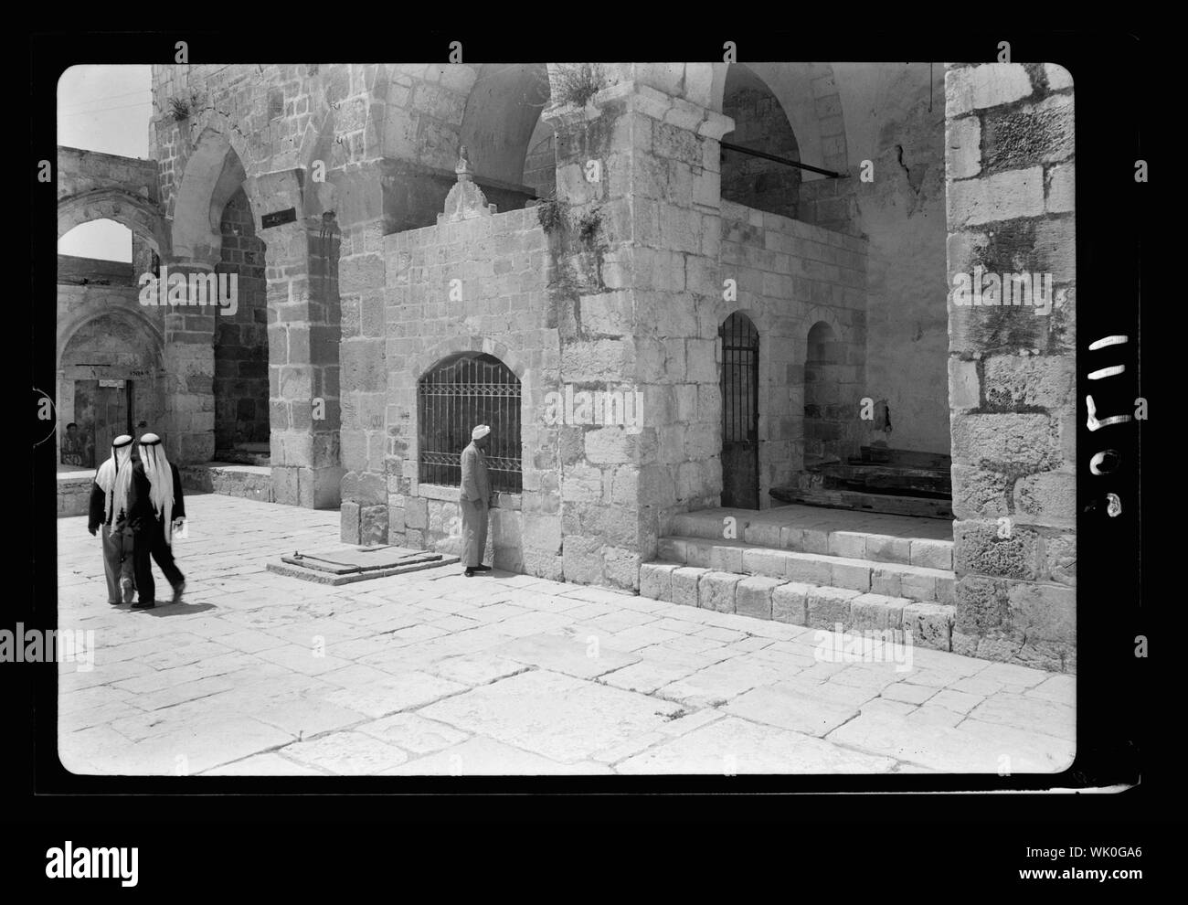 In the Temple Area. The Moslem i.e., Muslim mosque of el-Burak ...