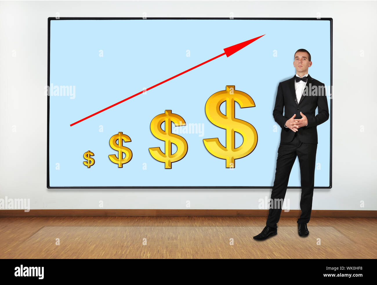Big arrow diagram hi-res stock photography and images - Alamy