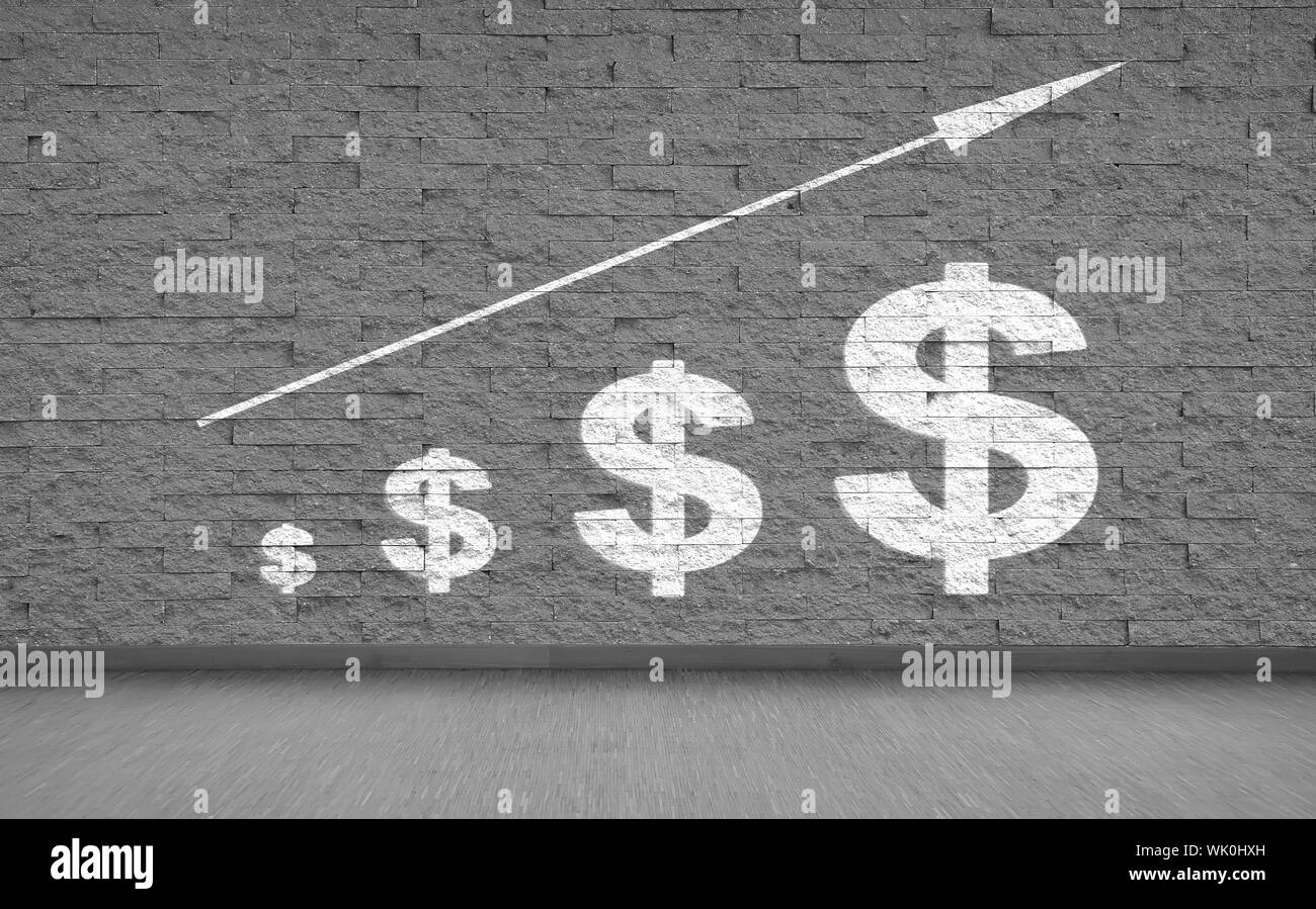 Bar chart business chart financial Black and White Stock Photos ...