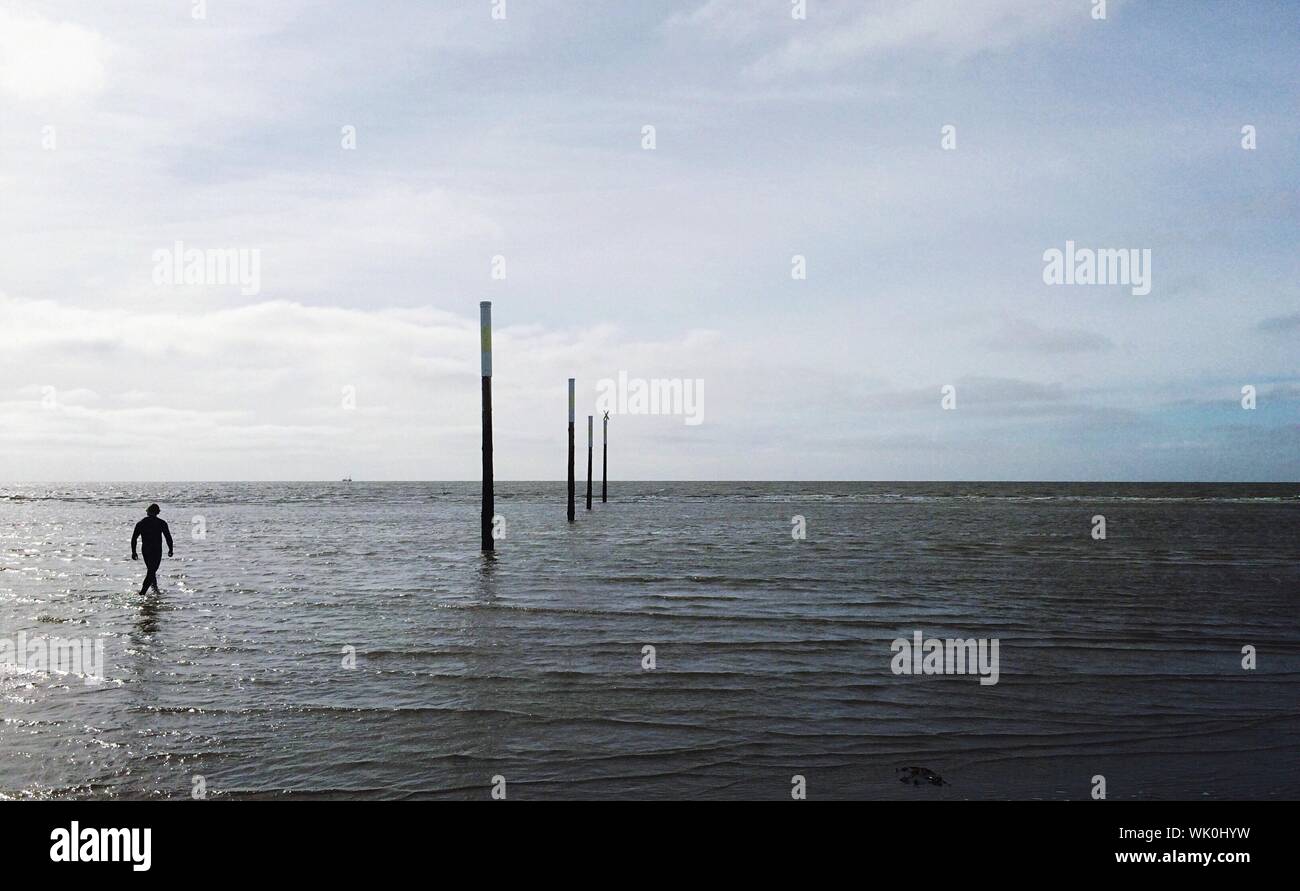 Man wading hi-res stock photography and images - Alamy