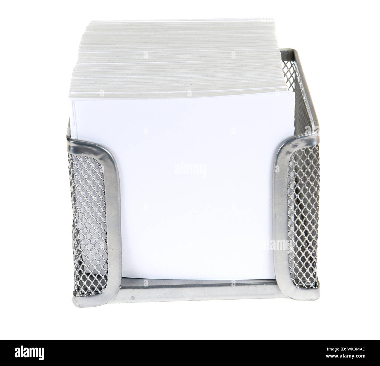 paper for writing in stand isolated on white background Stock Photo - Alamy