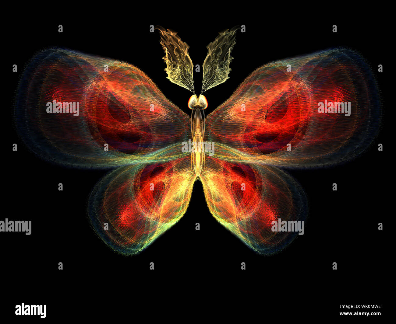 Never Were Butterflies series. Backdrop of isolated butterfly patterns ...