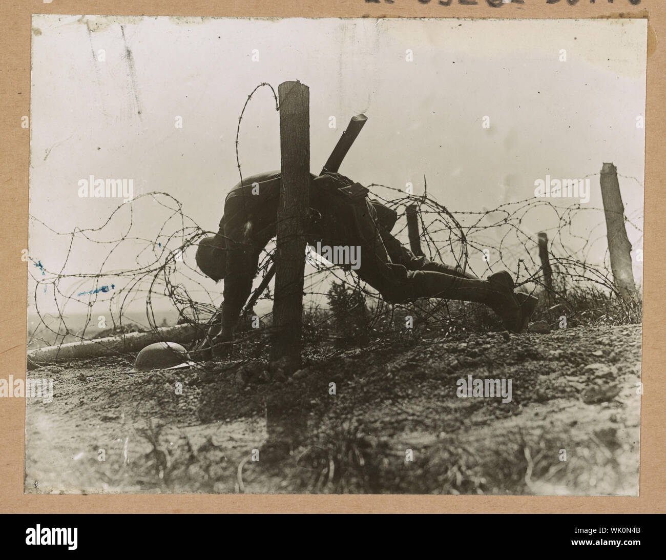 Wwii barbed wire border hi-res stock photography and images - Alamy