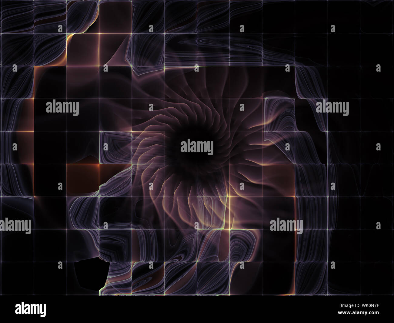 Geometry of Space series. Creative arrangement of conceptual grids ...