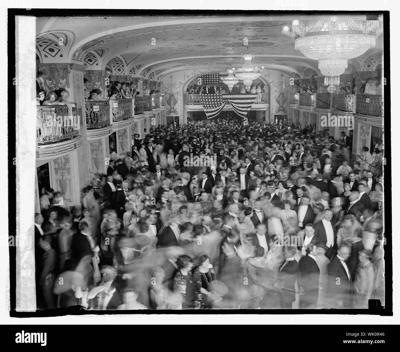 Inaugural ball, 1925 Stock Photo - Alamy