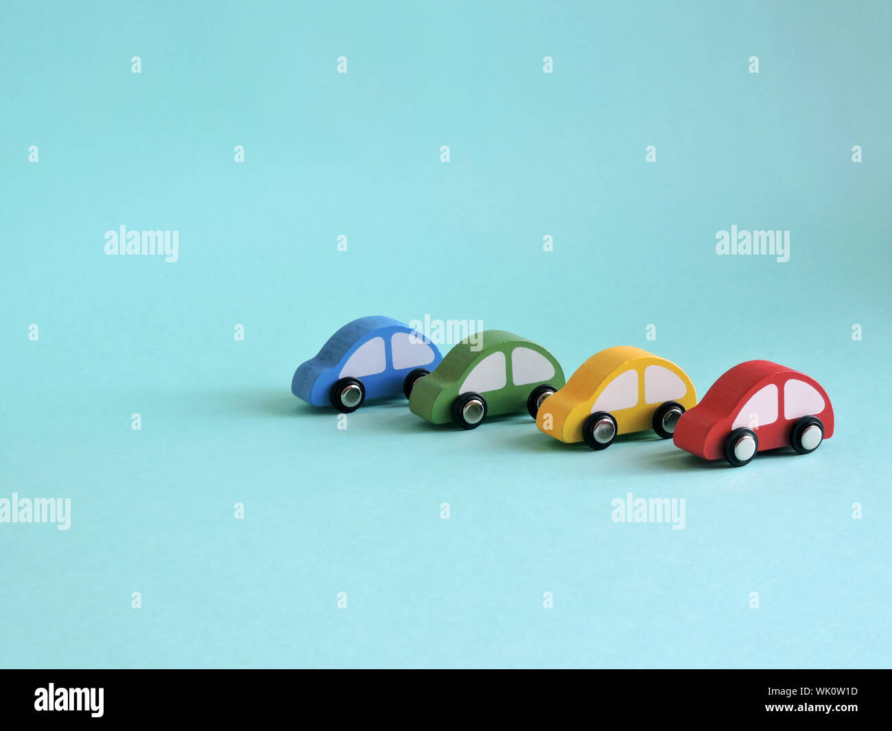 Blue toy cars hi-res stock photography and images - Alamy