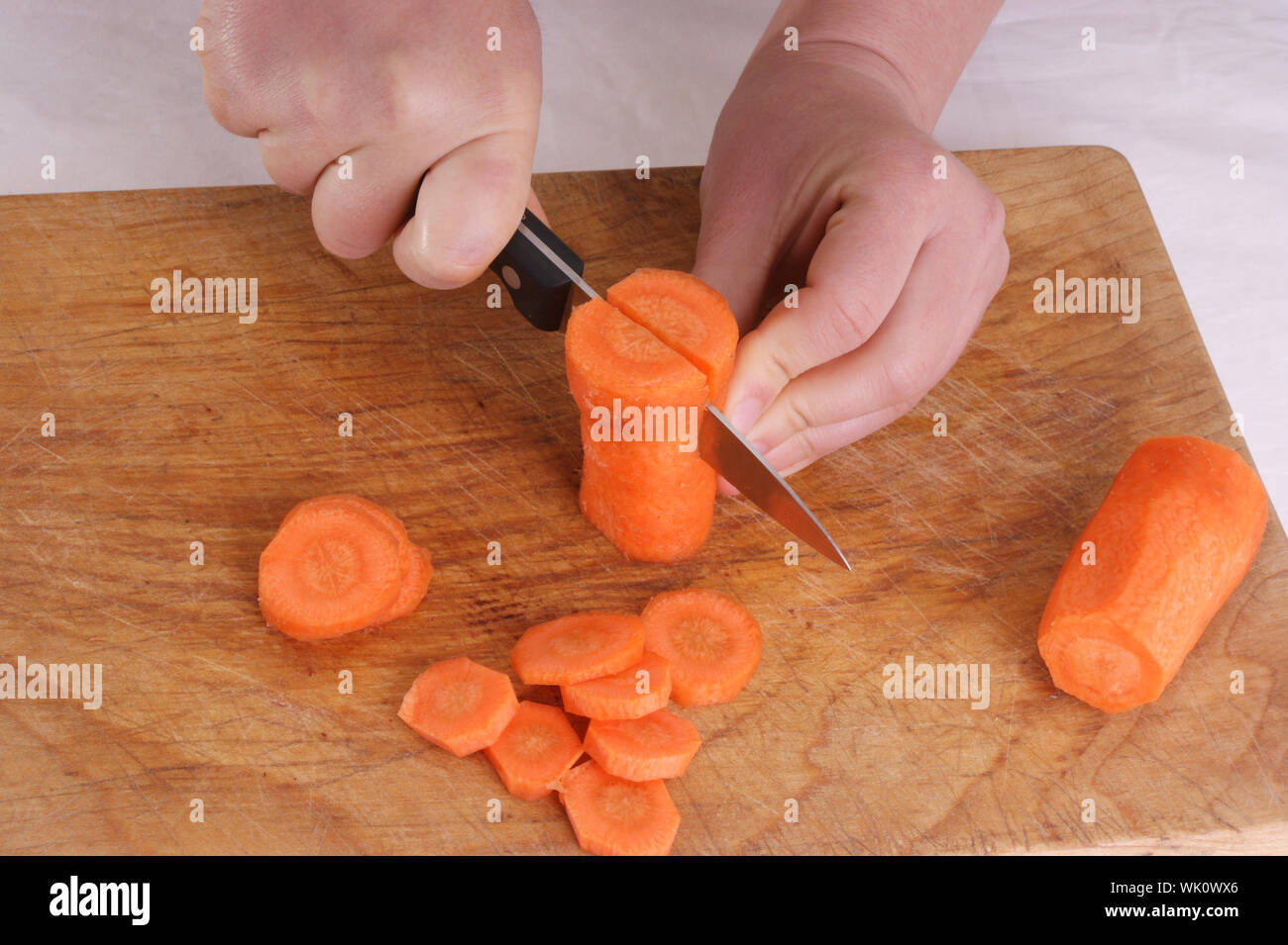 prepare vegetables to make a nice and healthy soup Stock Photo - Alamy