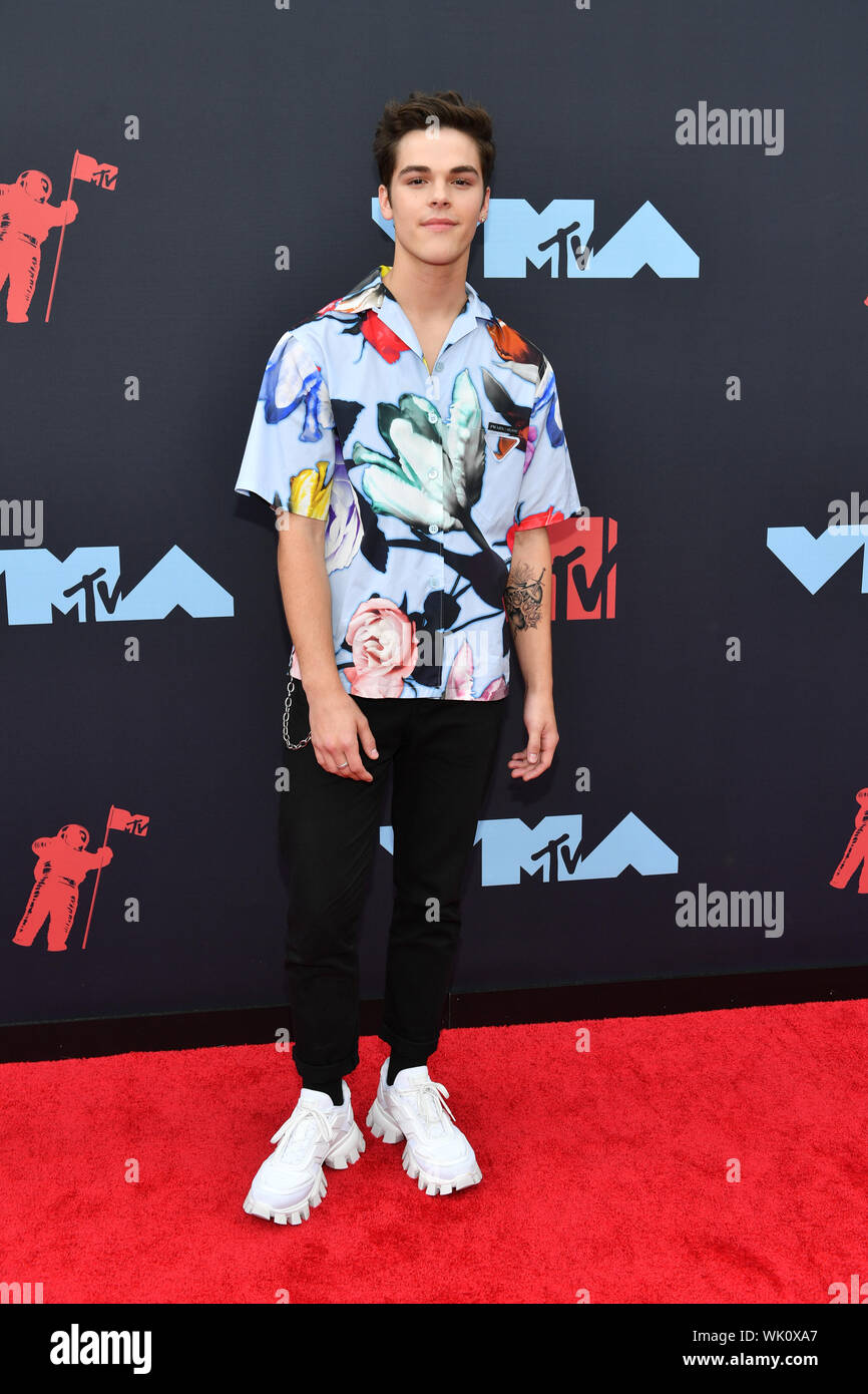 AJ Mitchell attends the 2019 MTV Video Music Awards at Prudential ...