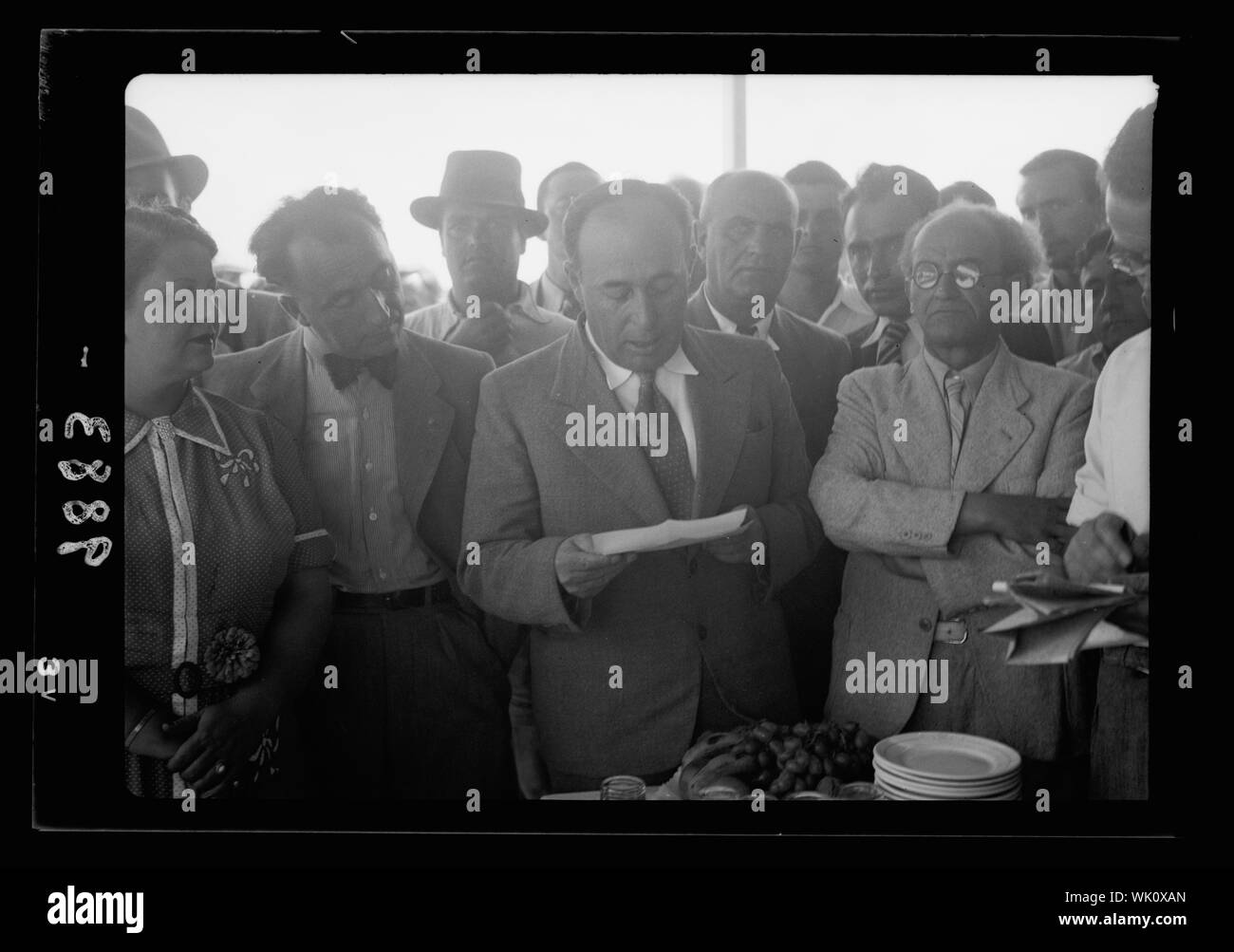 Inauguration of Tel-Aviv landing ground. Palestine Airways. Mr. Rokach ...