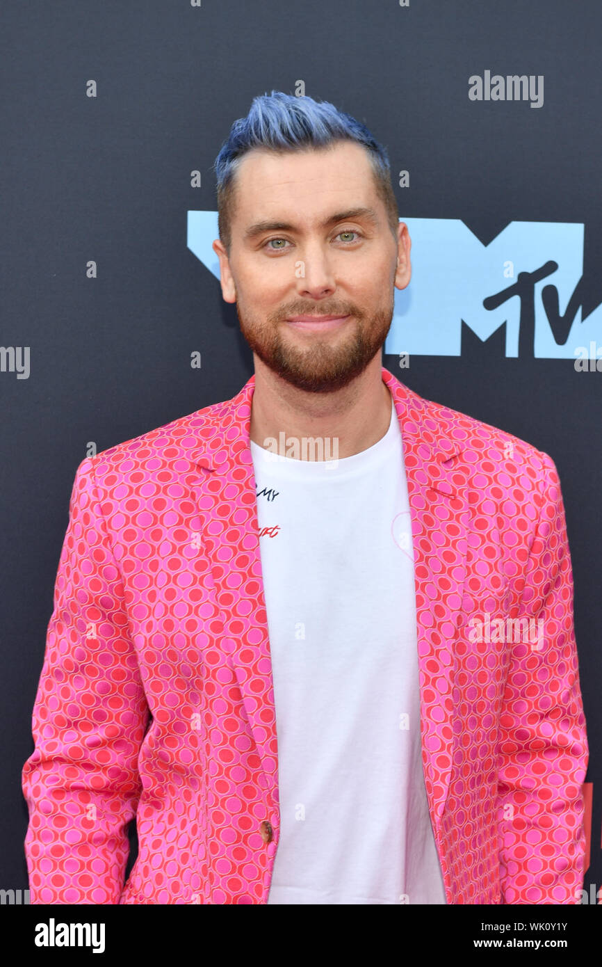 Lance Bass attends the 2019 MTV Video Music Awards at Prudential Center ...