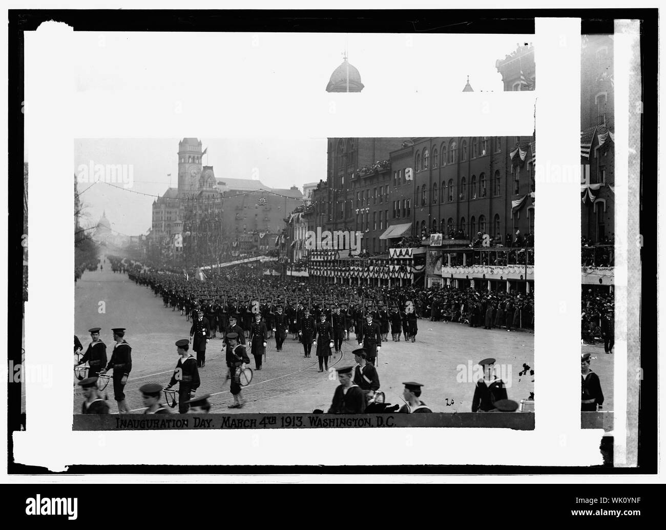 Inauguration, 1913; Naval Batallion Stock Photo - Alamy