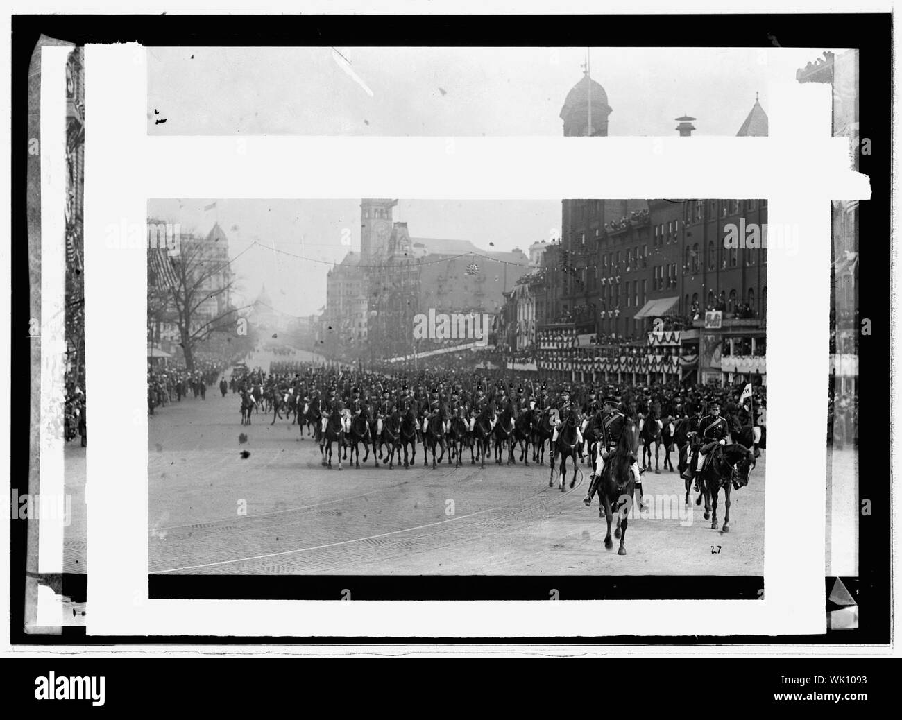 Inauguration, 1913; black horse troop Stock Photo - Alamy