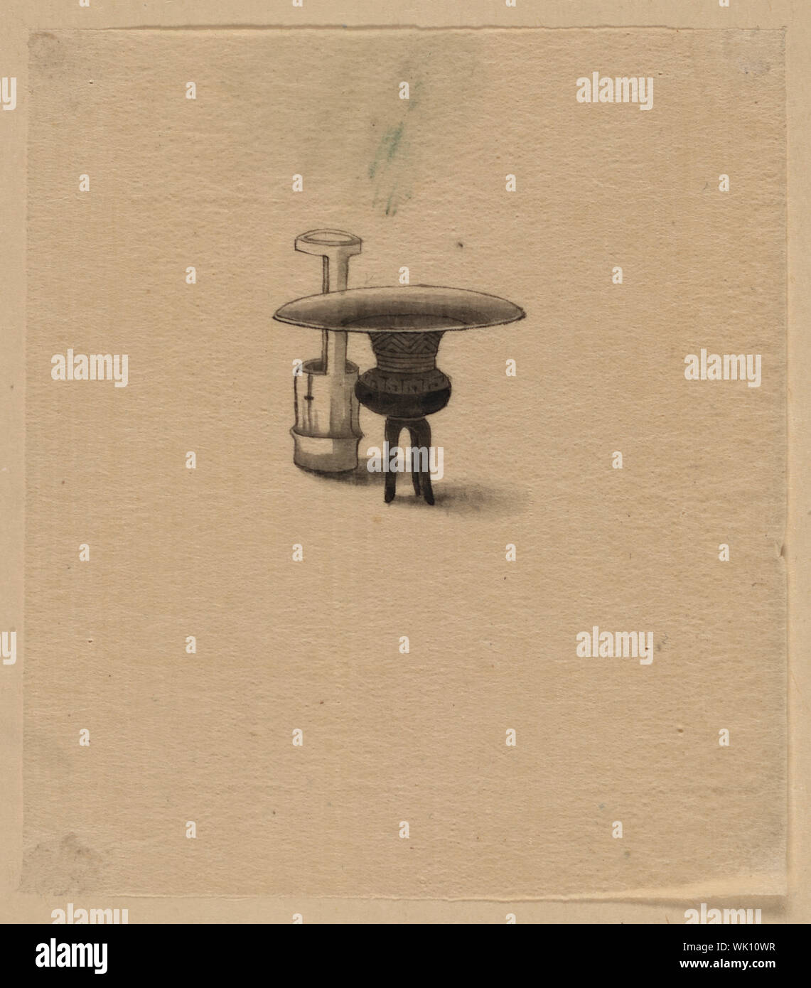 Incense pot and burner Stock Photo - Alamy