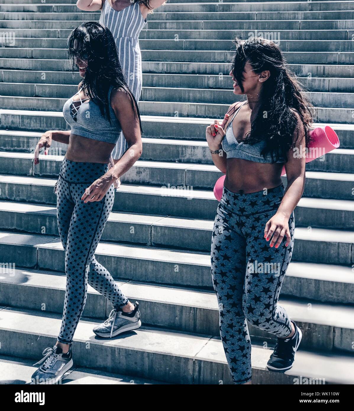 Mature women walking exercise hi-res stock photography and images - Alamy