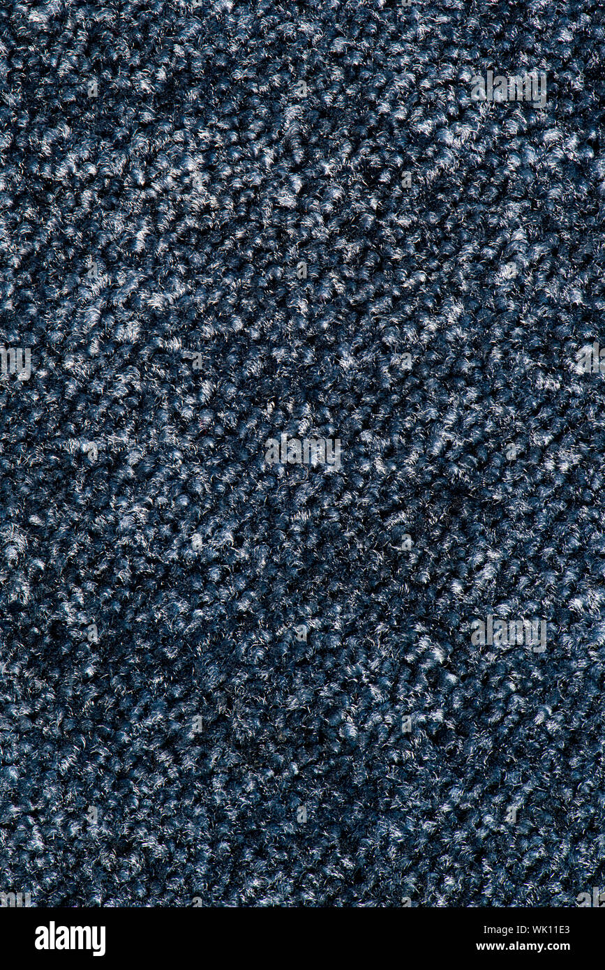 Closeup detail of blue carpet texture background Stock Photo - Alamy