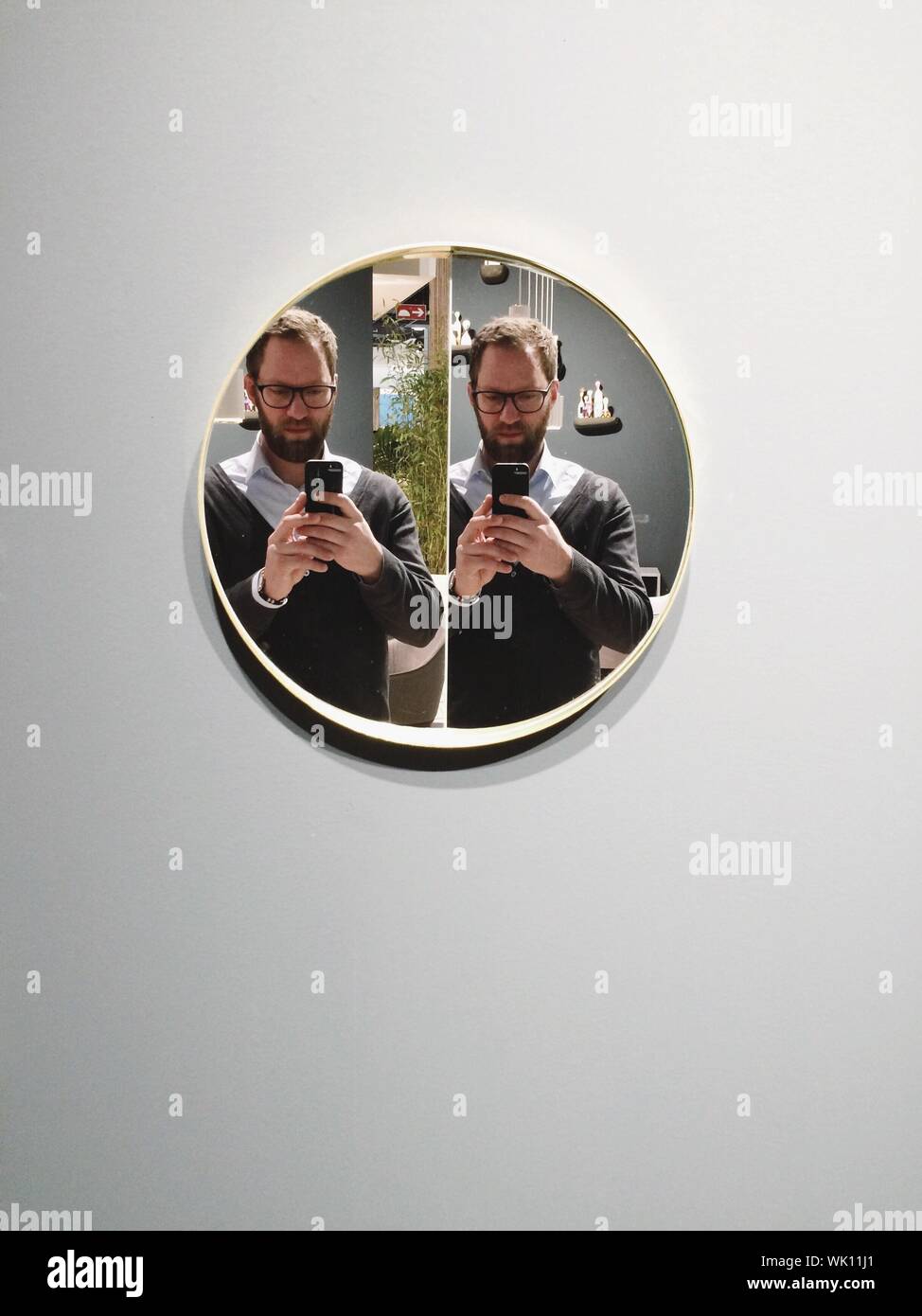 Multiple reflection person hi-res stock photography and images - Alamy