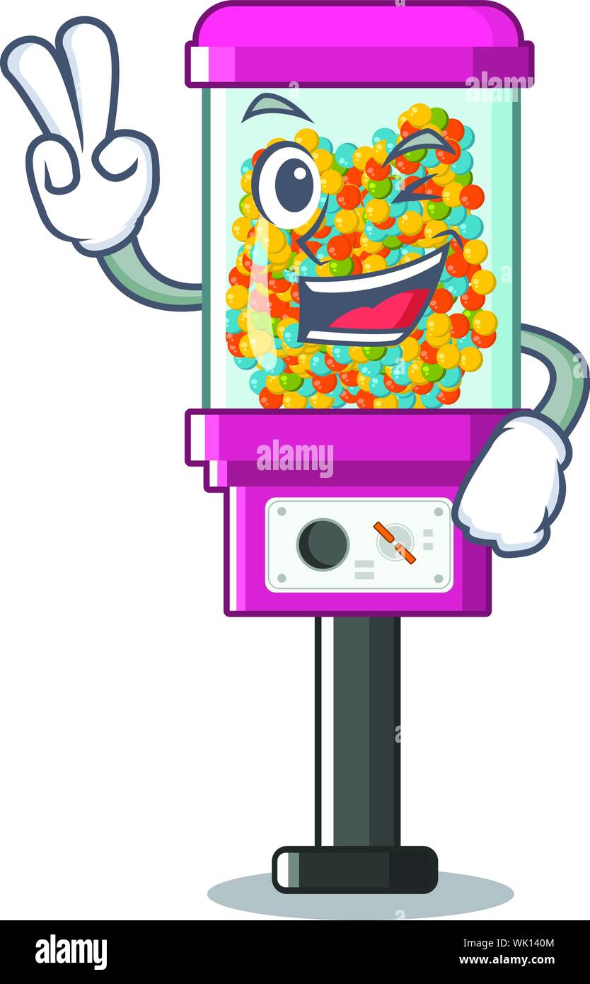 Two finger candy vending machine in a cartoon Stock Vector Image & Art ...