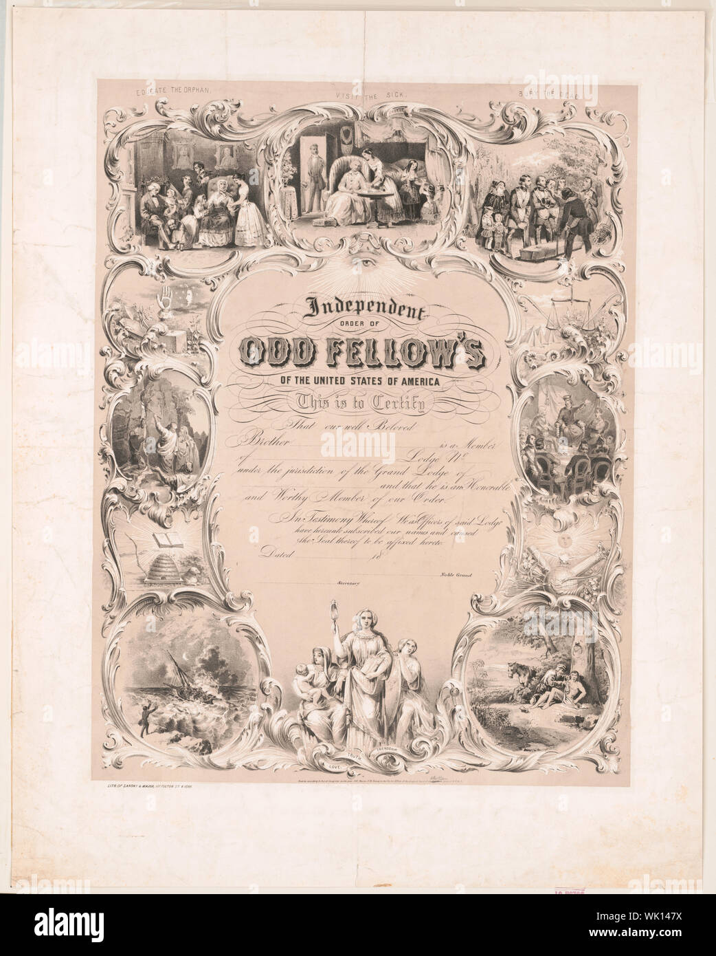 Independent order of odd fellows hi-res stock photography and images ...