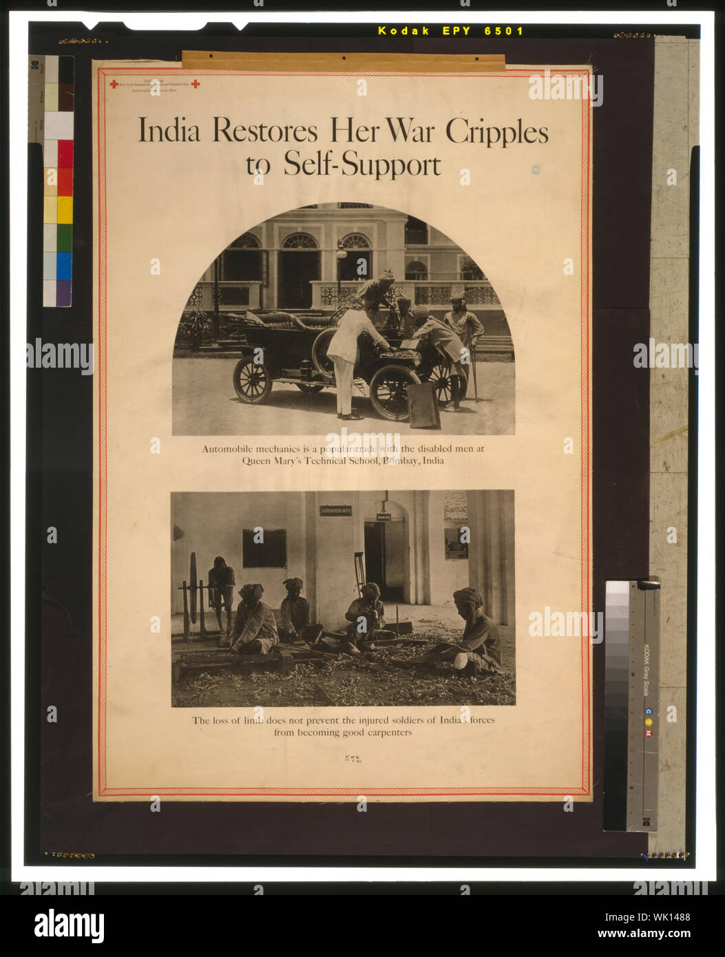 India restores her war cripples to self-support Abstract: Exhibit ...