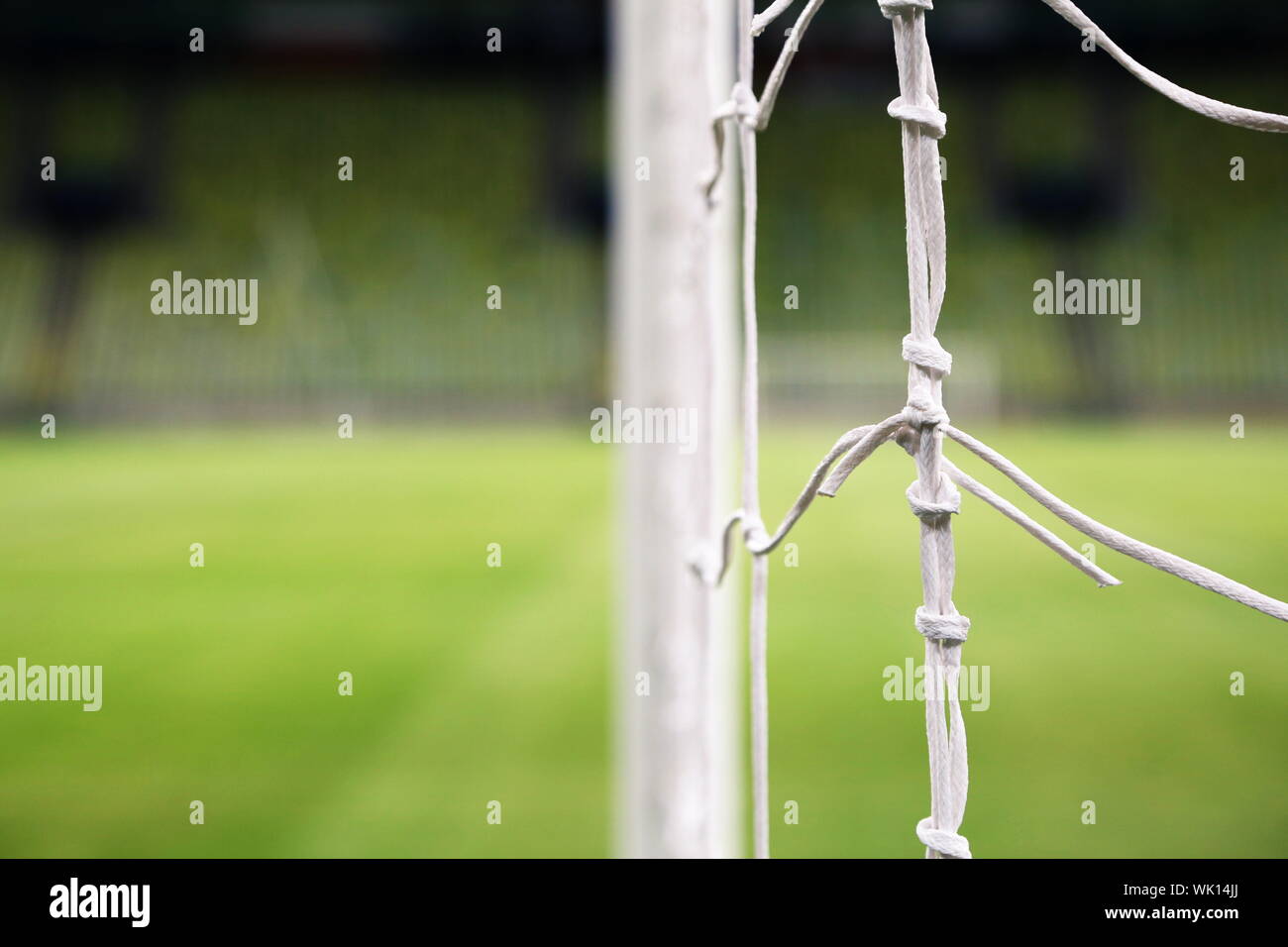 Soccer goal post stadium hi-res stock photography and images - Alamy