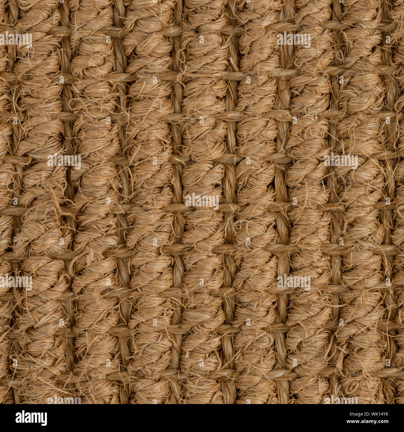Closeup detail of a brown sisal carpet texture background Stock Photo ...