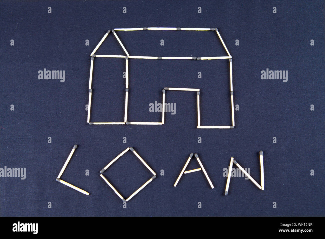 Matchstick model house hi-res stock photography and images - Alamy