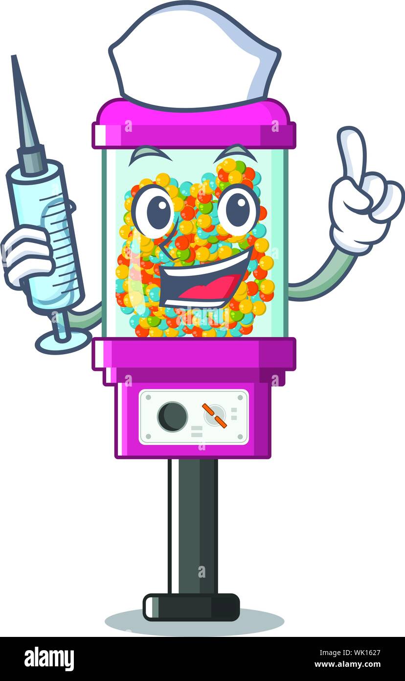 Nurse candy vending machine in a cartoon Stock Vector Image & Art - Alamy