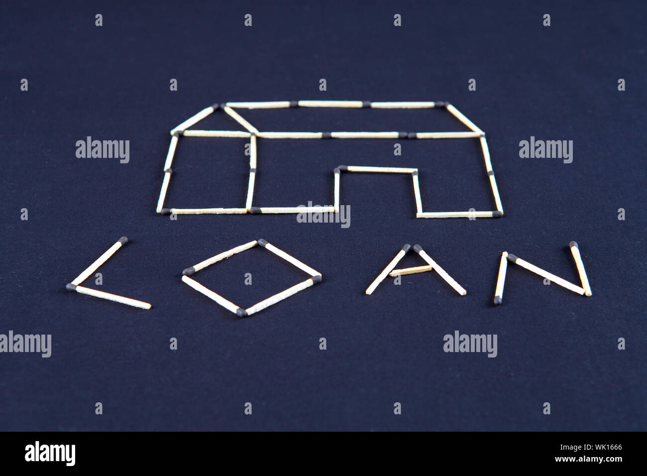 Matchstick model house hi-res stock photography and images - Alamy