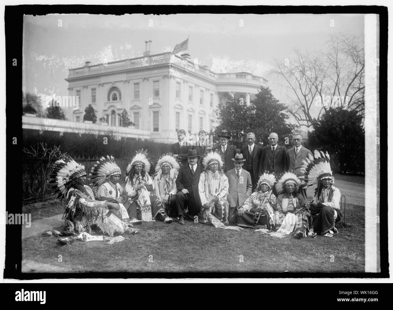 Indian Republican Club, Sioux Indians of Rosebud Reservation, S.D Stock ...