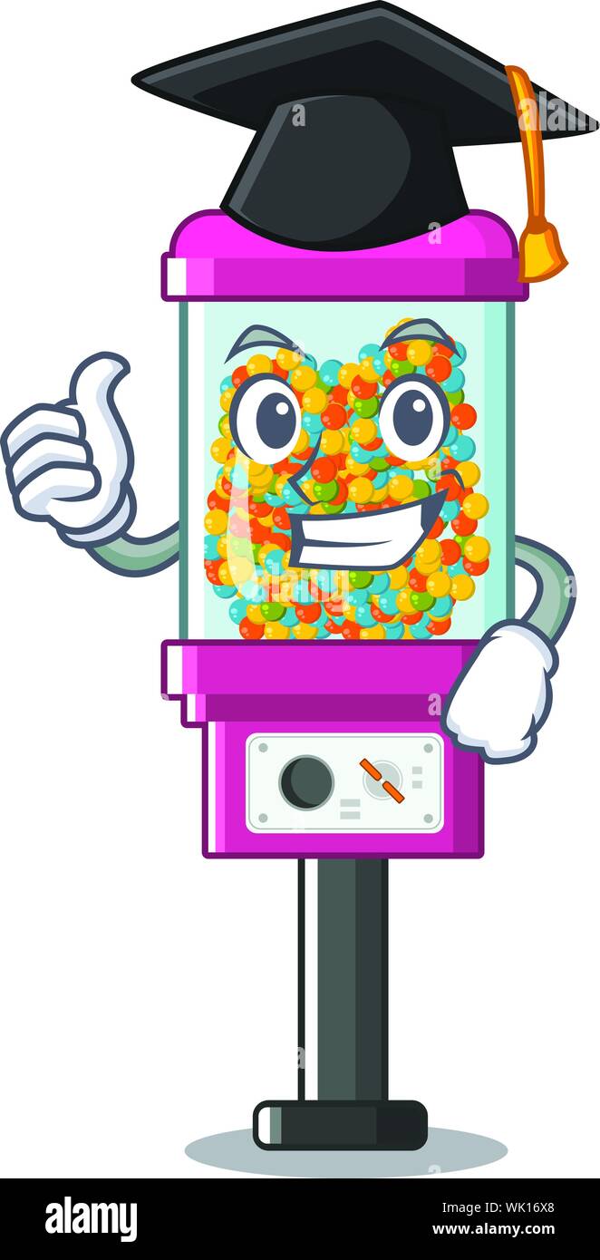 Graduation candy vending machine in a cartoon Stock Vector Image & Art ...