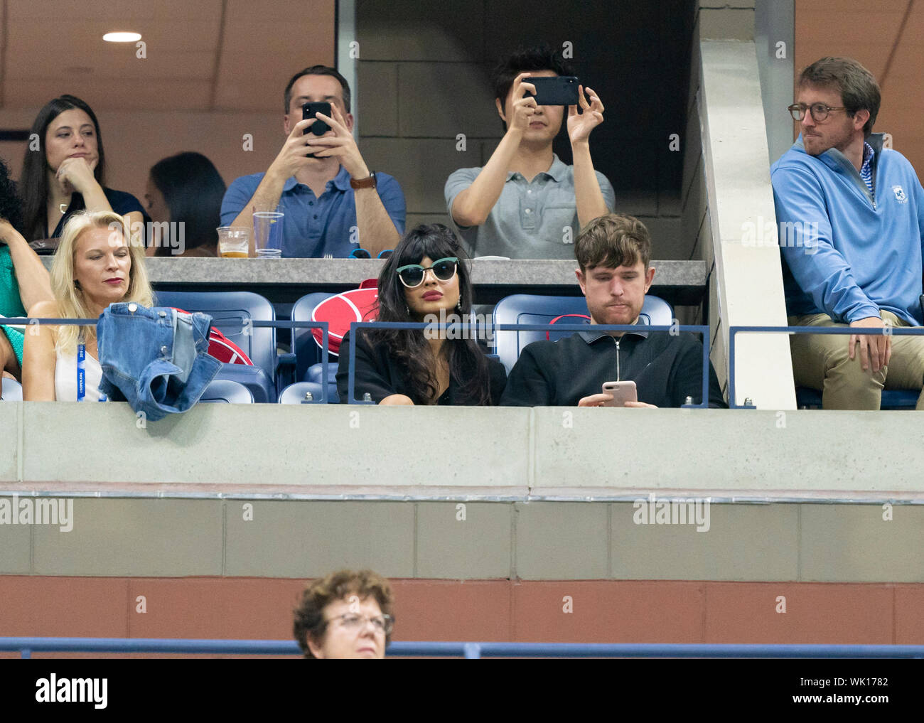 New York, NY - September 3, 2019: Jamella Jamil, James Blake attend ...