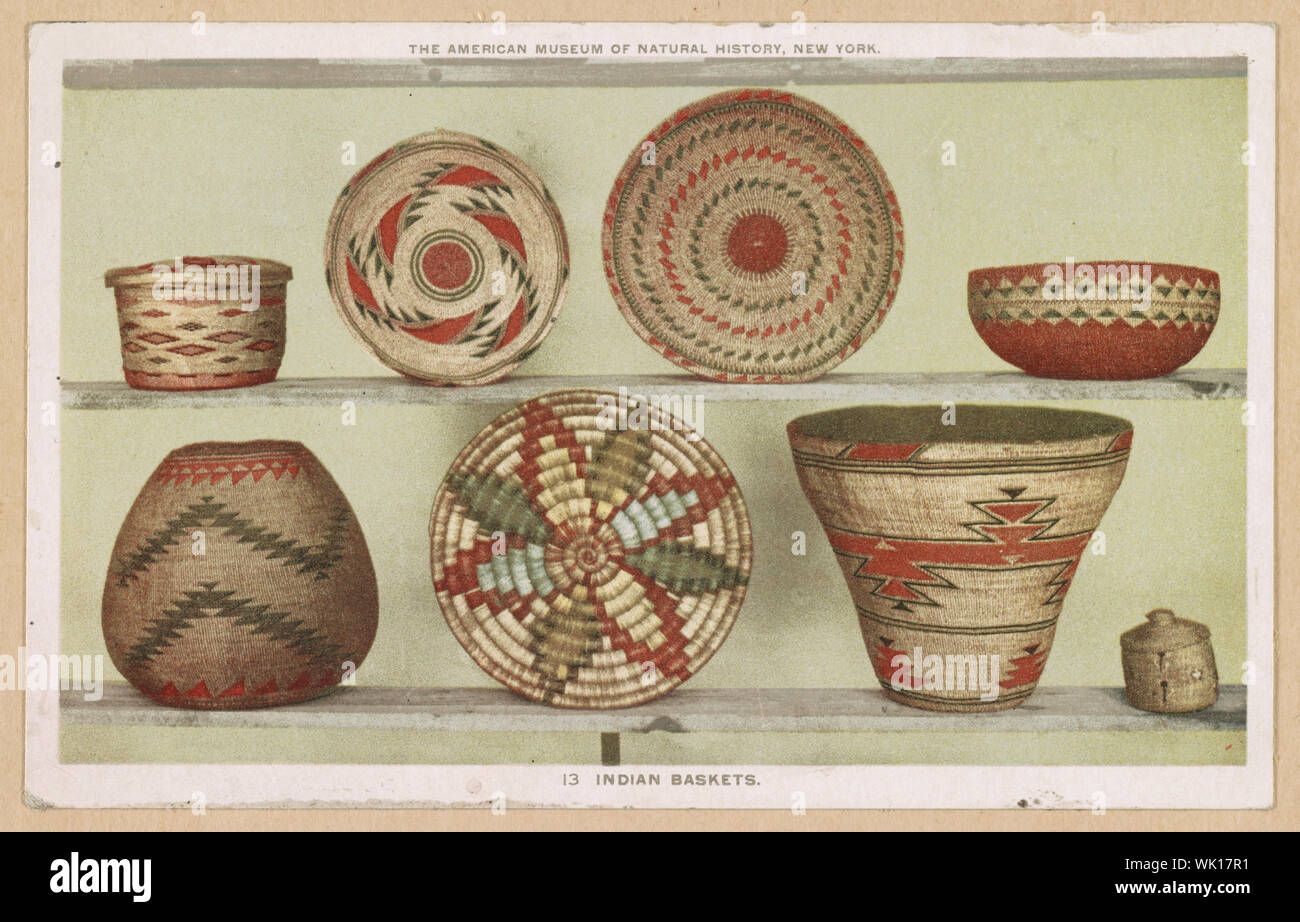 Indian baskets hi-res stock photography and images - Alamy