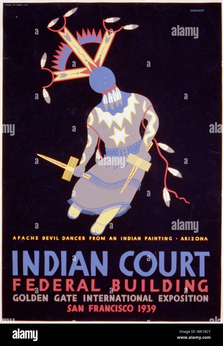 Indian court, Federal Building, Golden Gate International Exposition ...