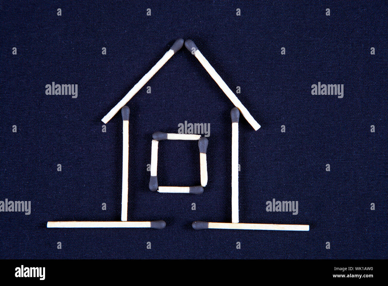 Matchstick model house hi-res stock photography and images - Alamy