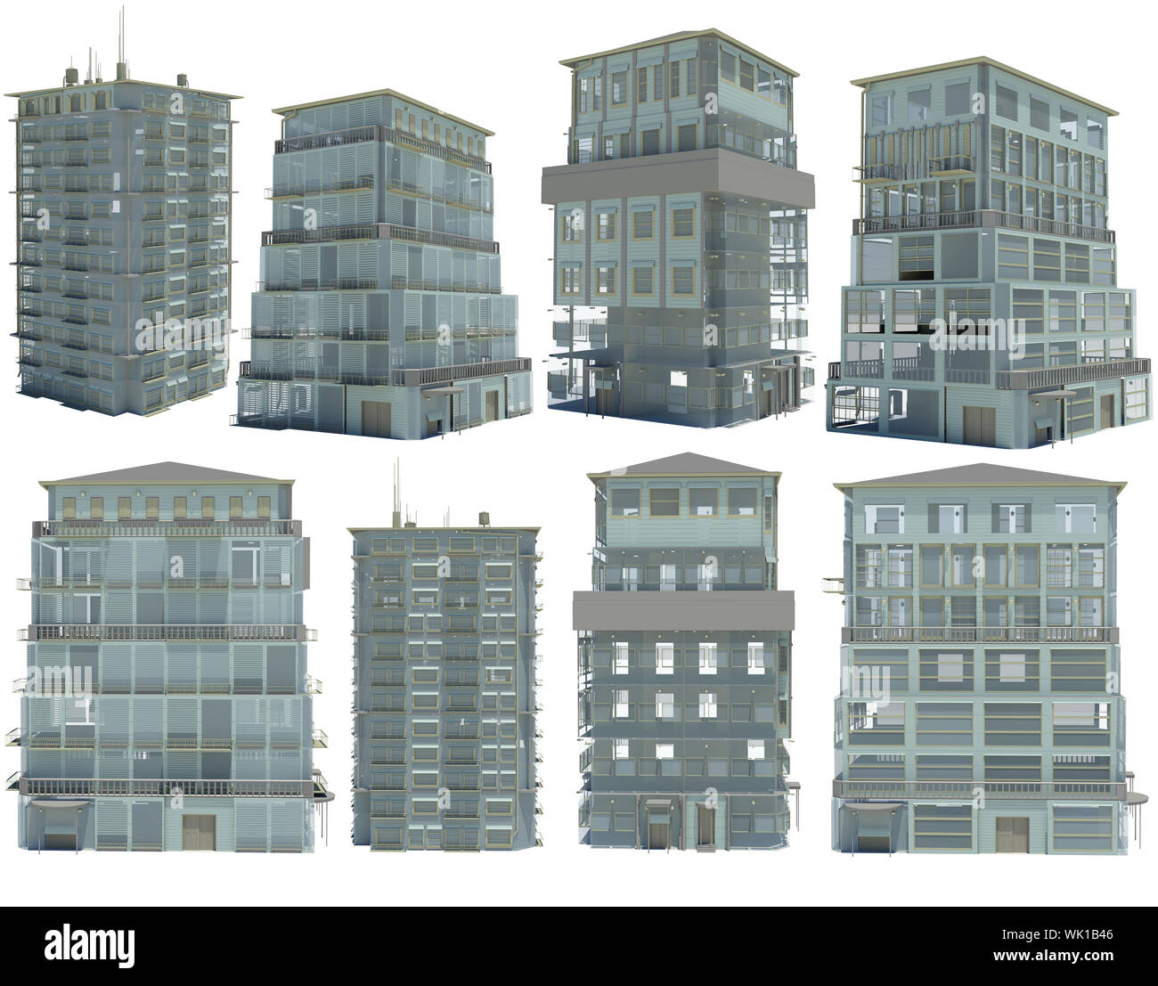 Tower balcony Cut Out Stock Images & Pictures - Alamy