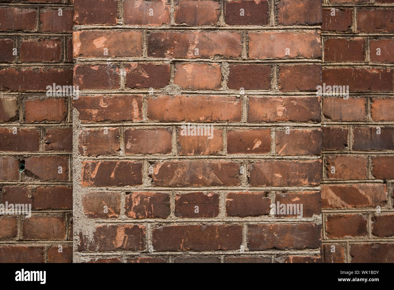 Worn Brick Wall Full Frame Stock Photo - Alamy