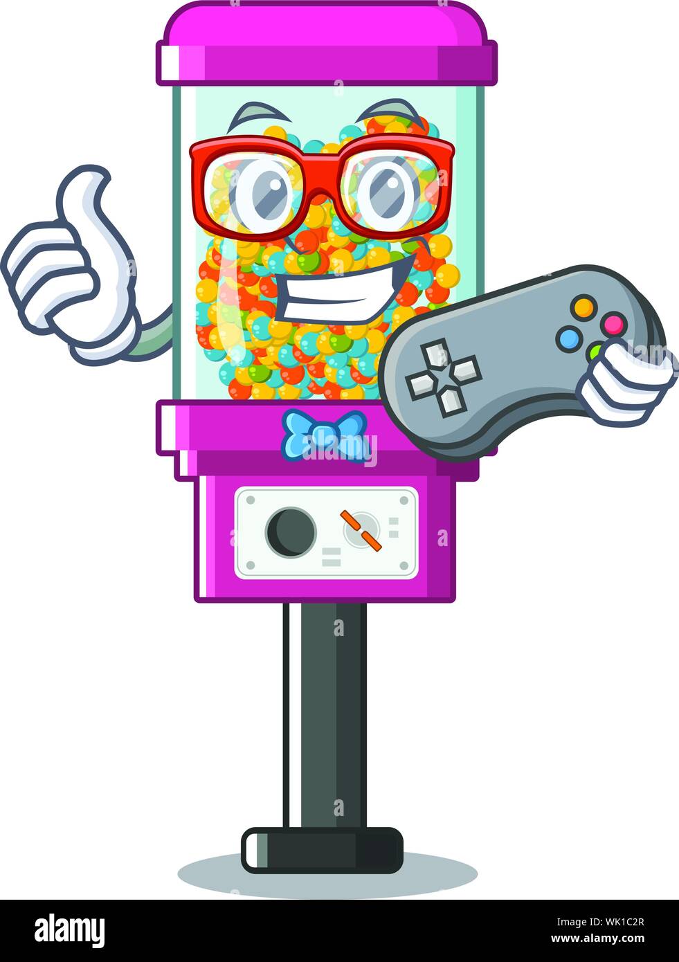 Gamer candy vending machine with the character Stock Vector Image & Art ...