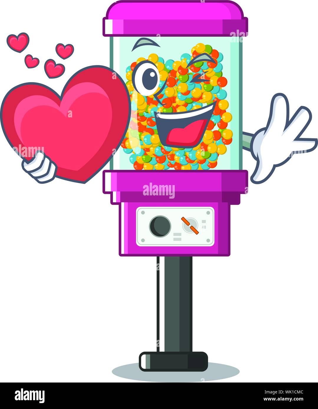 Gumball vending machines Stock Vector Images - Alamy