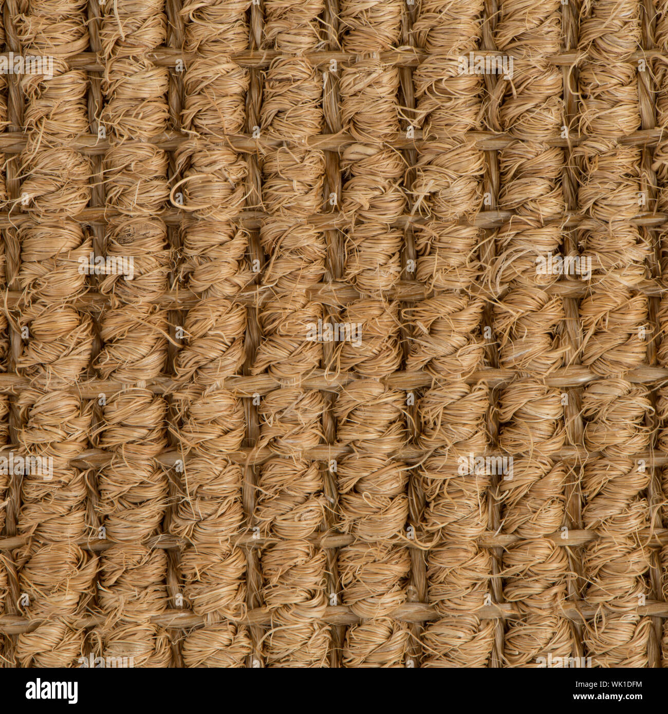 Closeup detail of a brown sisal carpet texture background Stock Photo ...