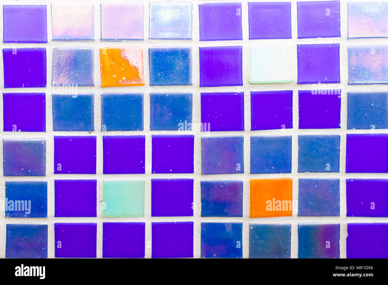 small blue tiles texture close up Stock Photo - Alamy