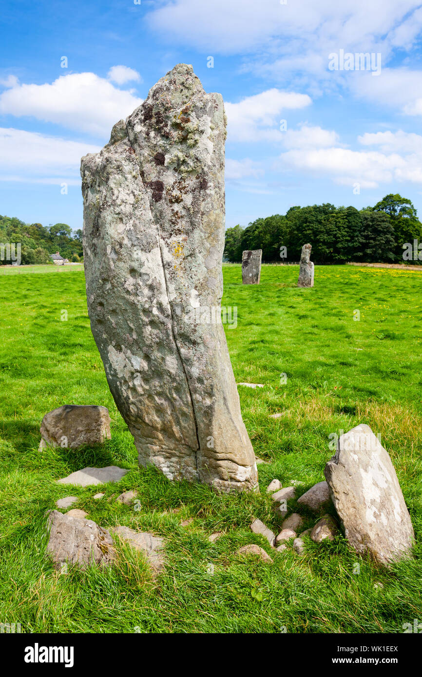 Nether Largie Standing Stones Ancient Site At Kilmartin Glen In