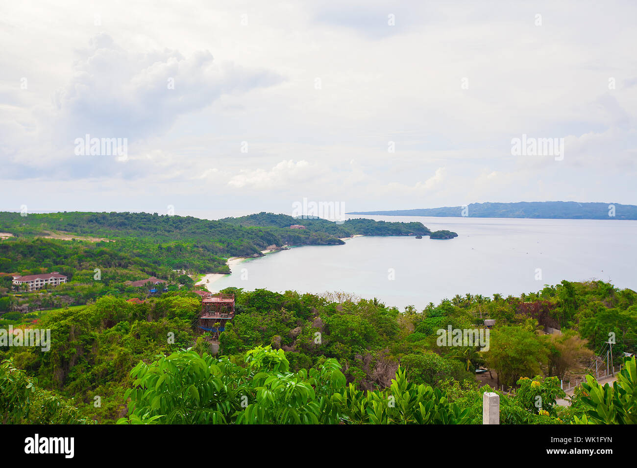 Landscape nature and an observation deck Stock Photo - Alamy