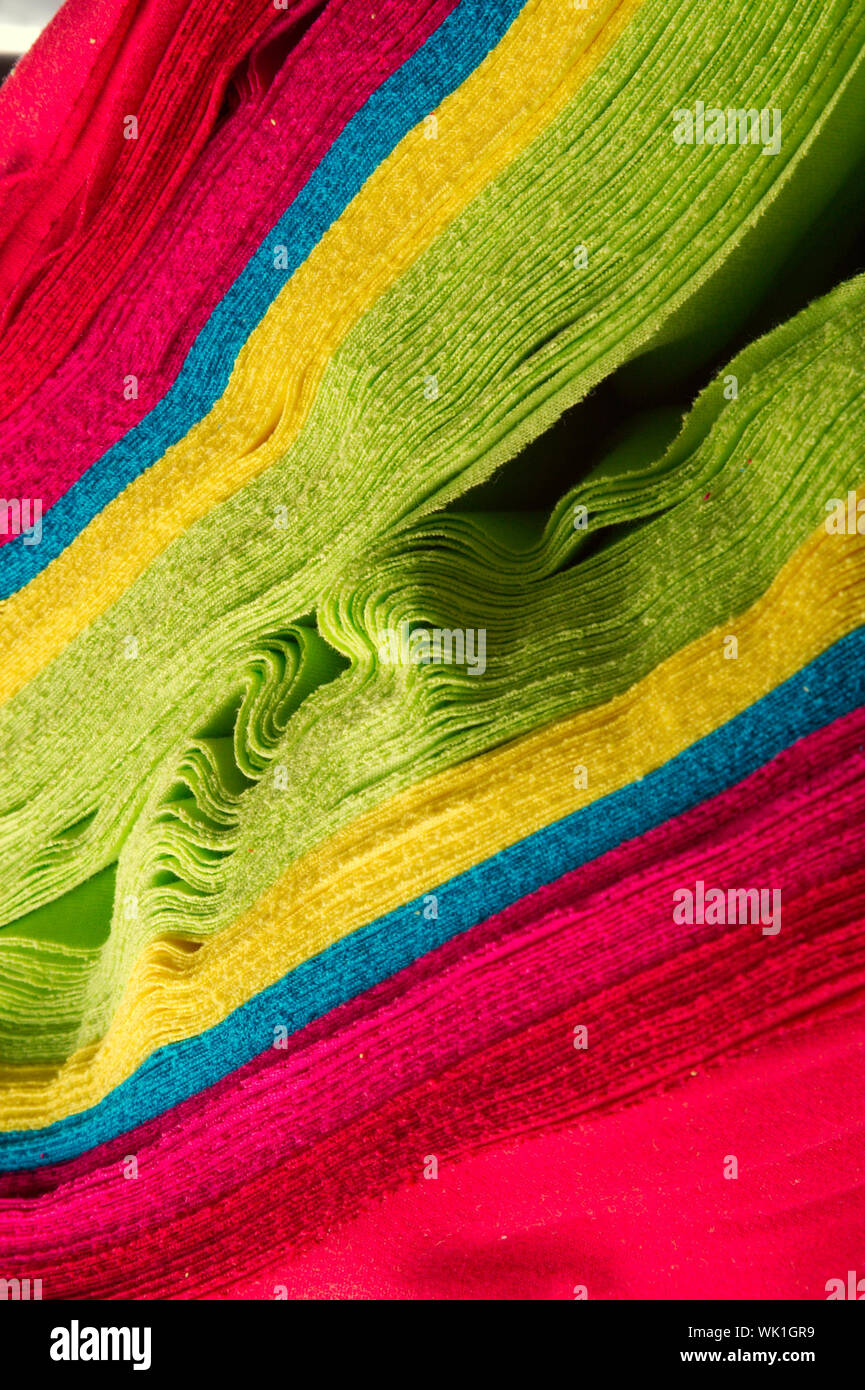 Stocks of a fabric are necessary for manufacture of a garment factory ...